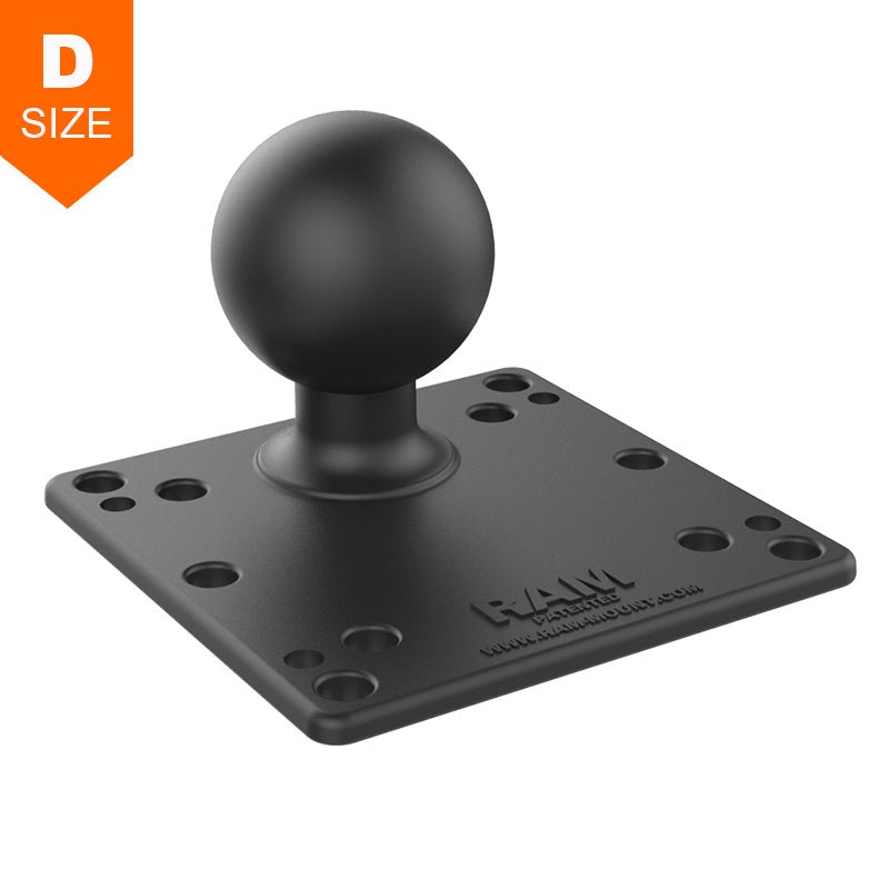 RAM 100mm x 100mm VESA Plate 2.25" Ball - PROMOUNT
