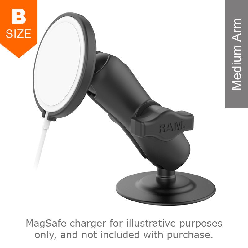 RAM Apple MagSafe Flex Adhesive Surface Mount Kit 1" Ball - PROMOUNT