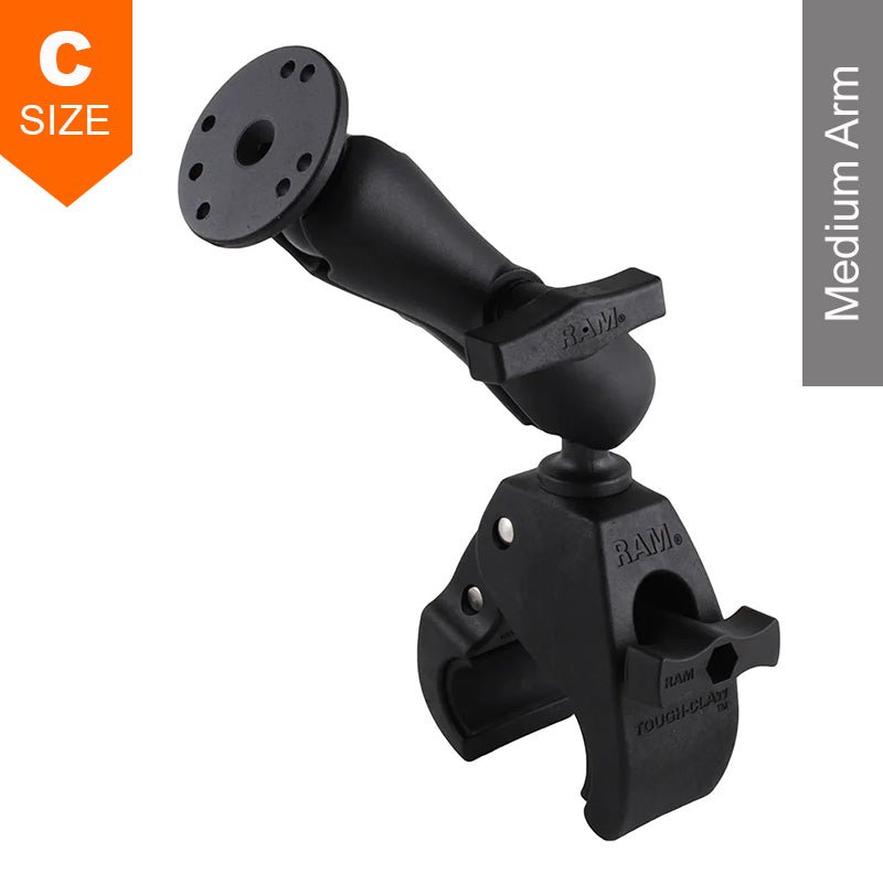 RAM Large Tough Claw Medium Arm Round Base Kit 1.5" Ball - PROMOUNT