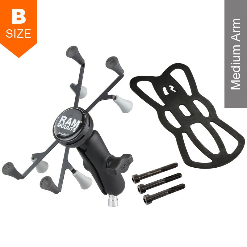 RAM M8 Handlebar Clamp Bolt 7"-8" Tablet X-Grip Mount Kit - PROMOUNT