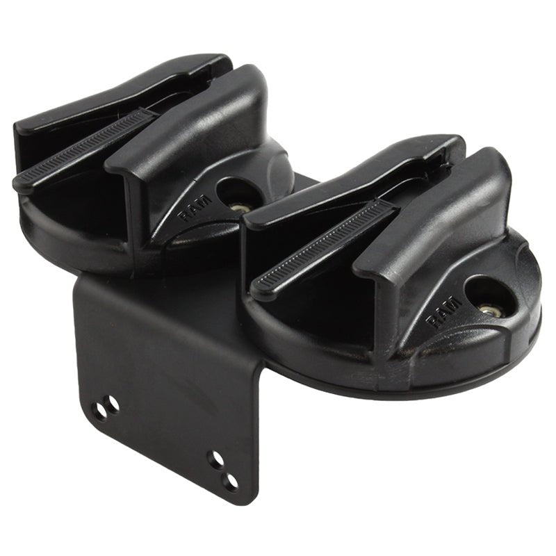 RAM Tough-Box Double Microphone Clip with 90-Degree Bracket - PROMOUNT