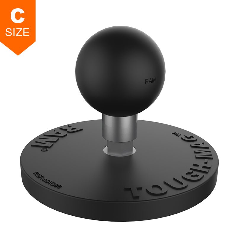 RAM Tough-Mag 88mm Round Base 1.5" Ball - PROMOUNT